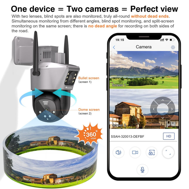 Ctronics | Wireless HD Security Camera | Smart Home Cameras