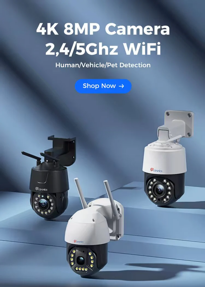 Ctronics | Wireless HD Security Camera | Smart Home Cameras