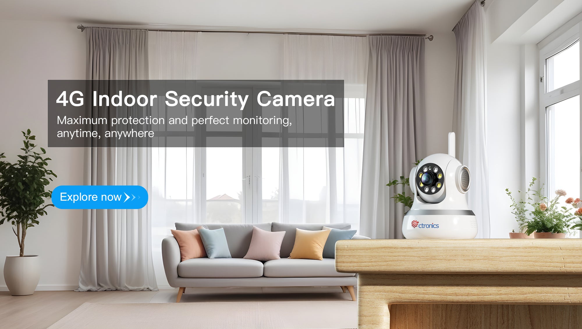 Ctronics | Wireless HD Security Camera | Smart Home Cameras